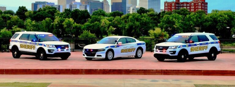 Cars and Skyline - Tulsa County Sheriff's Office